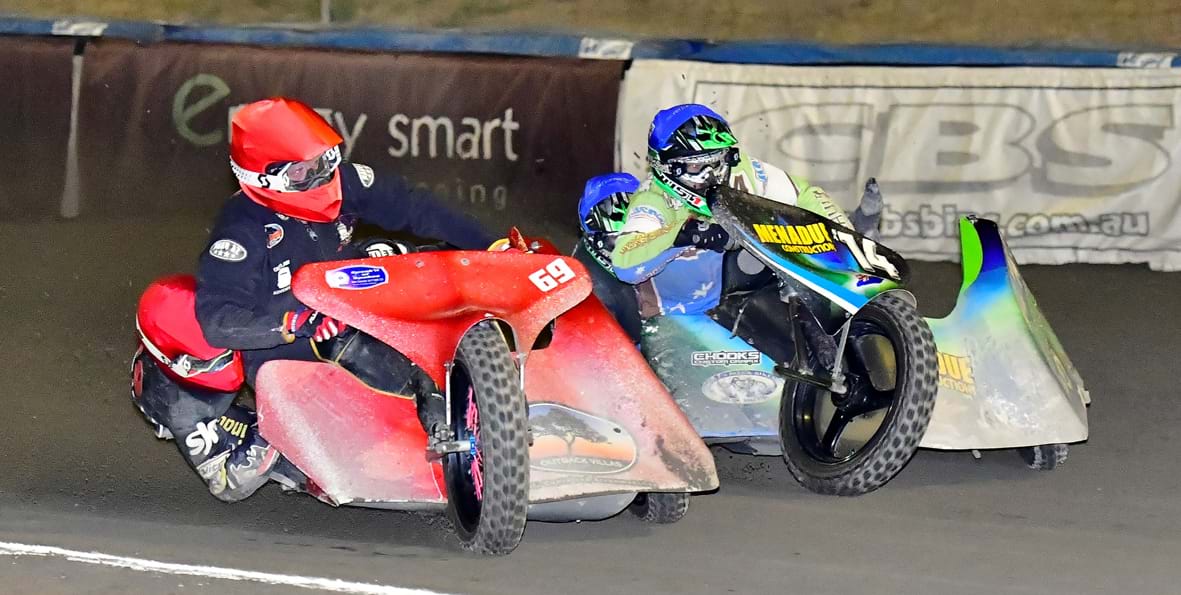 Solo and Sidecar feature events at Gillman Speedway Saturday night