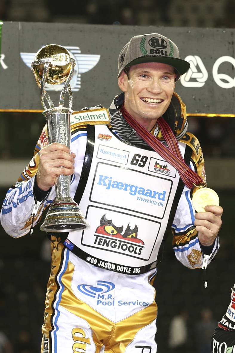 World Champion Jason Doyle at Gillman Speedway Saturday night ...