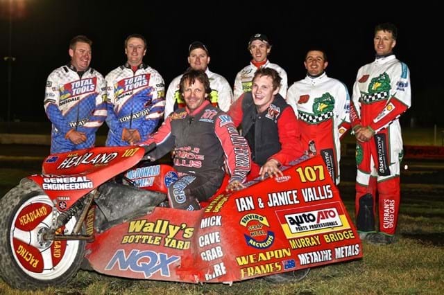 Mick Headland wins his first Gillman Sidecar Championship - November 2014