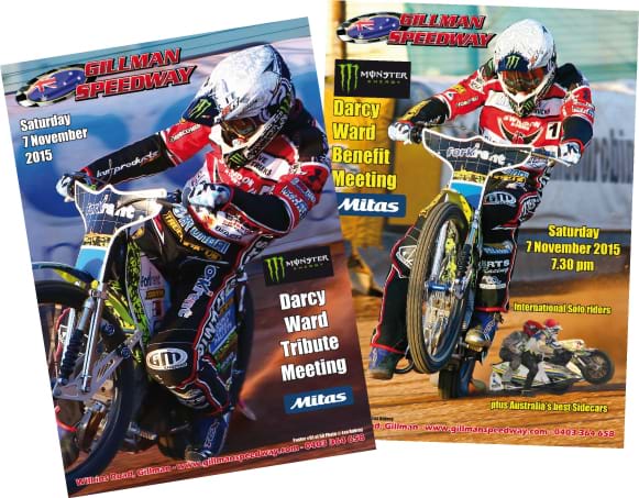 Darcy Ward Benefit Meeting posters for sale - November 2015